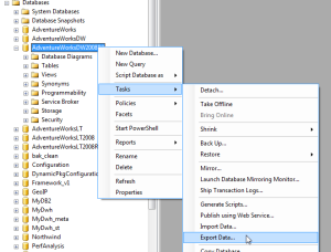 Export Table to CSV File – step by step